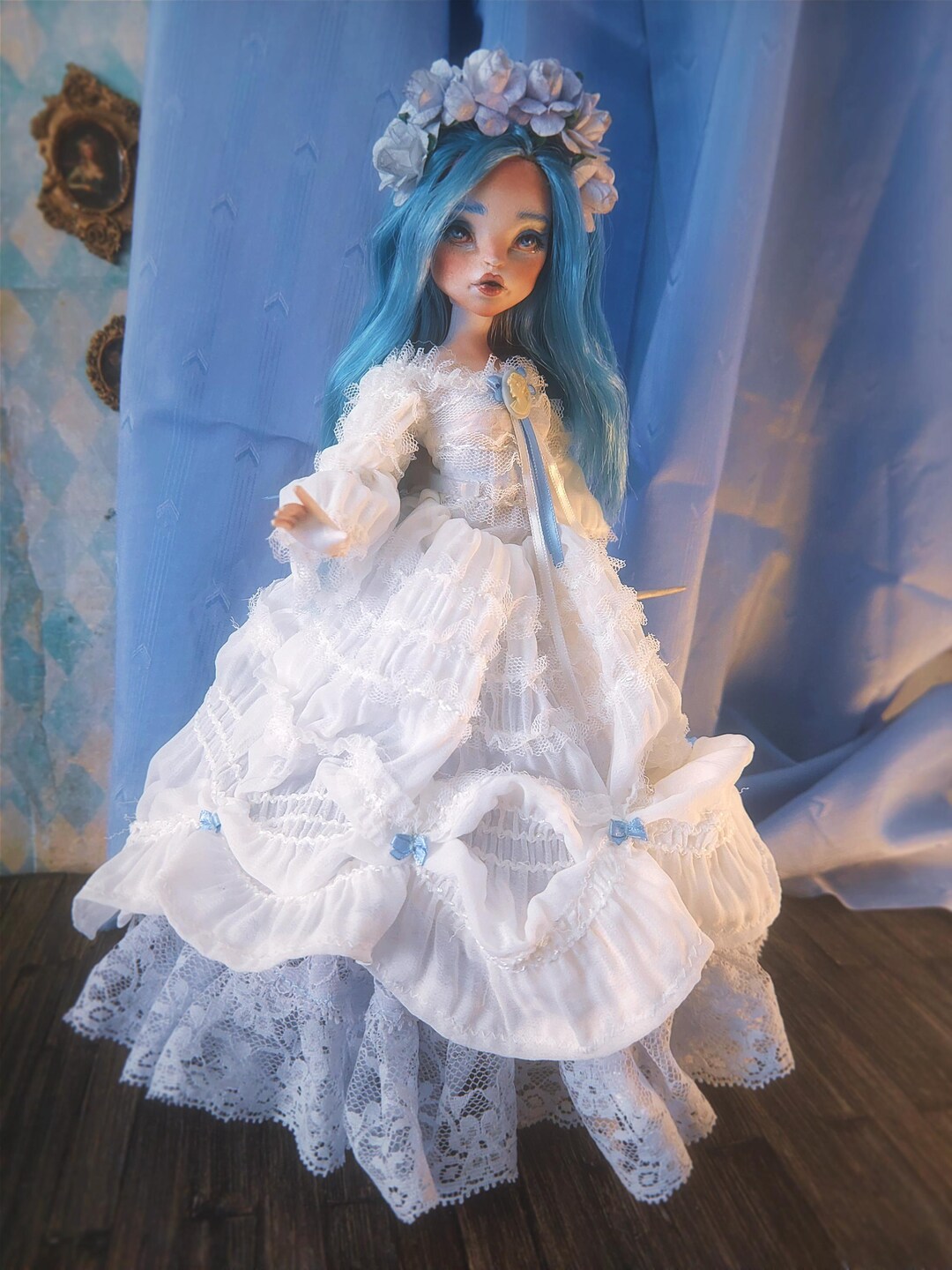 The Blue Fairy and Pinocchio, Custom Monster High and Bjd Doll. - Etsy