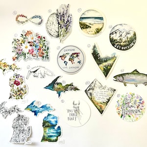 Set of Three Stickers/decals, Weather Resistant, Vinyl Stickers, Laptop ...