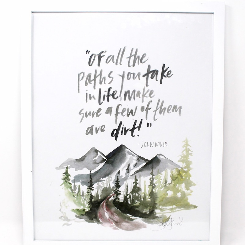 John Muir Quote Print - Etsy