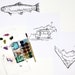 DIY Painting Template/coloring Pages- 8.5x11 Simple Modern Coloring ...