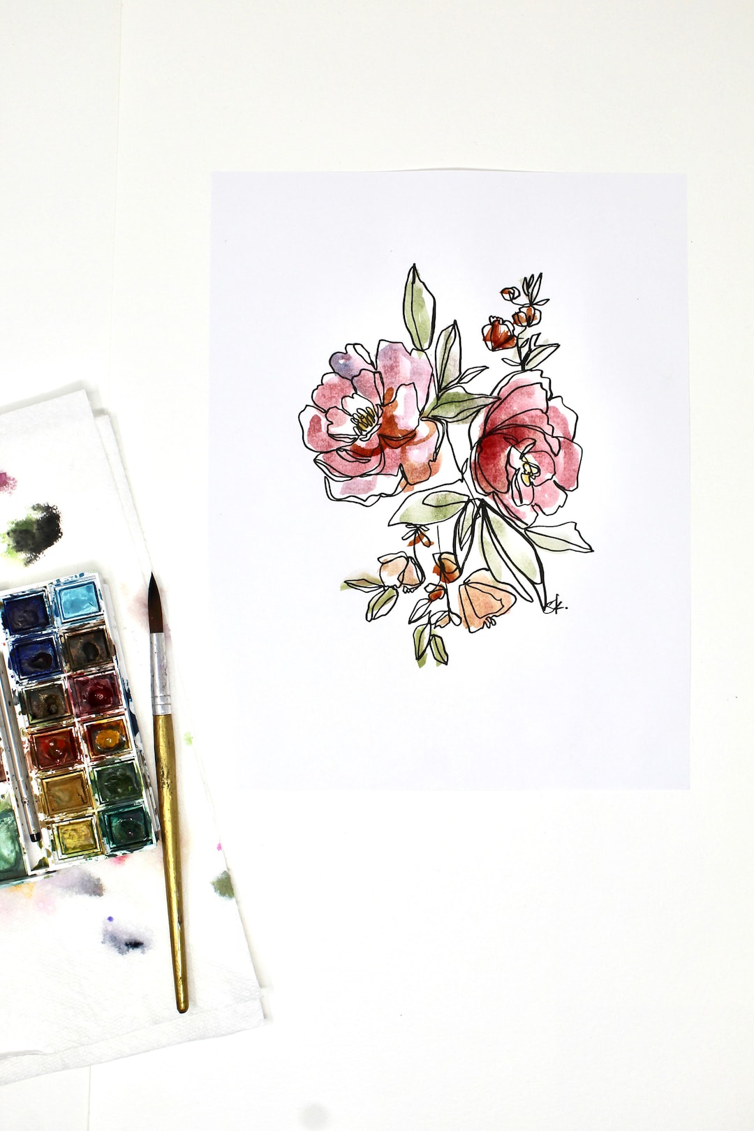 DIY Painting Template/coloring Pages- 8.5x11 Simple Modern Coloring ...