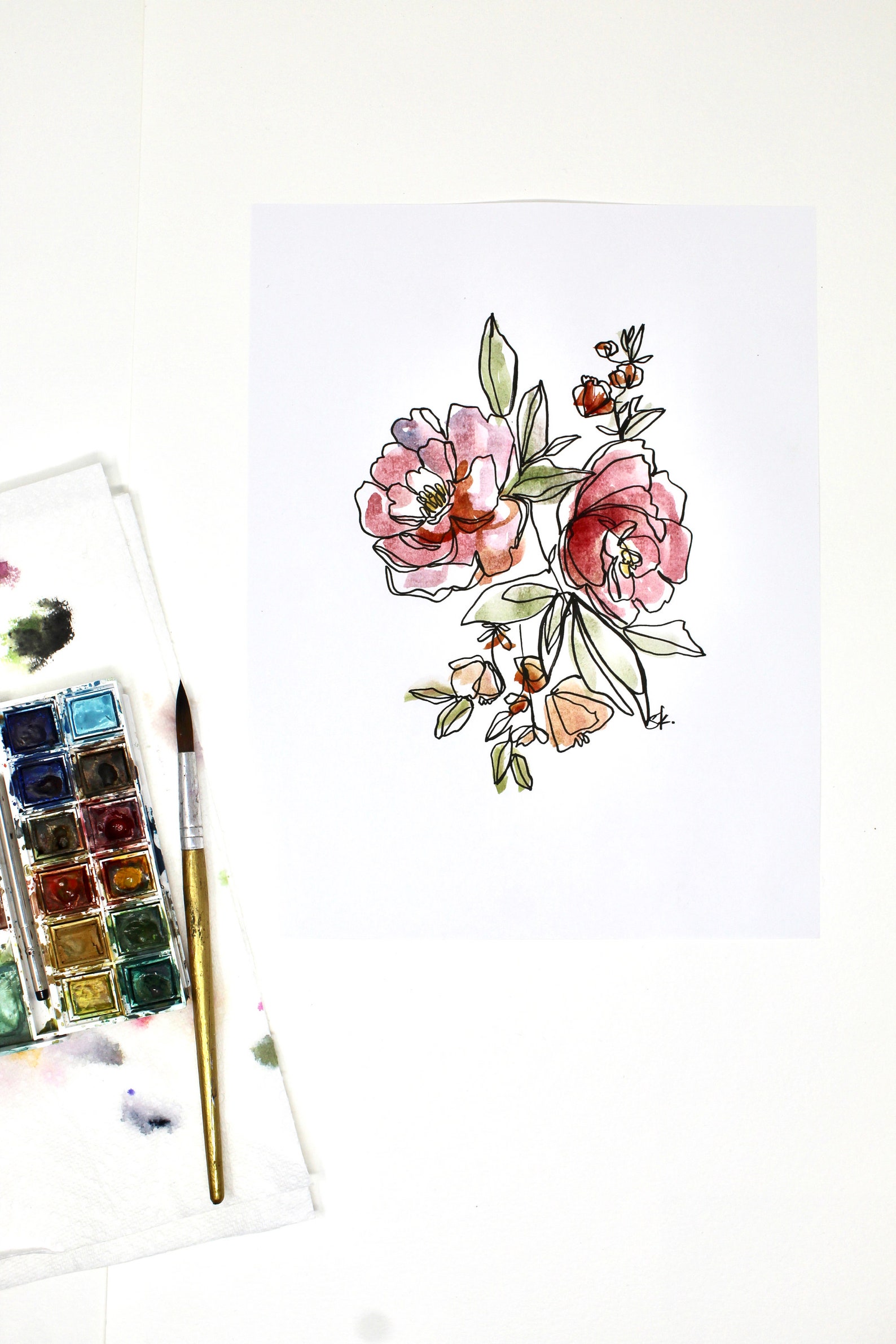 DIY Painting Template/coloring Pages- 8.5x11 Simple Modern Coloring ...