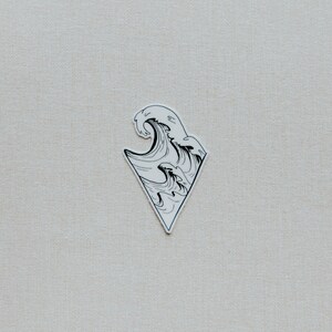 Beach Wave Temporary Line Tattoo - Etsy