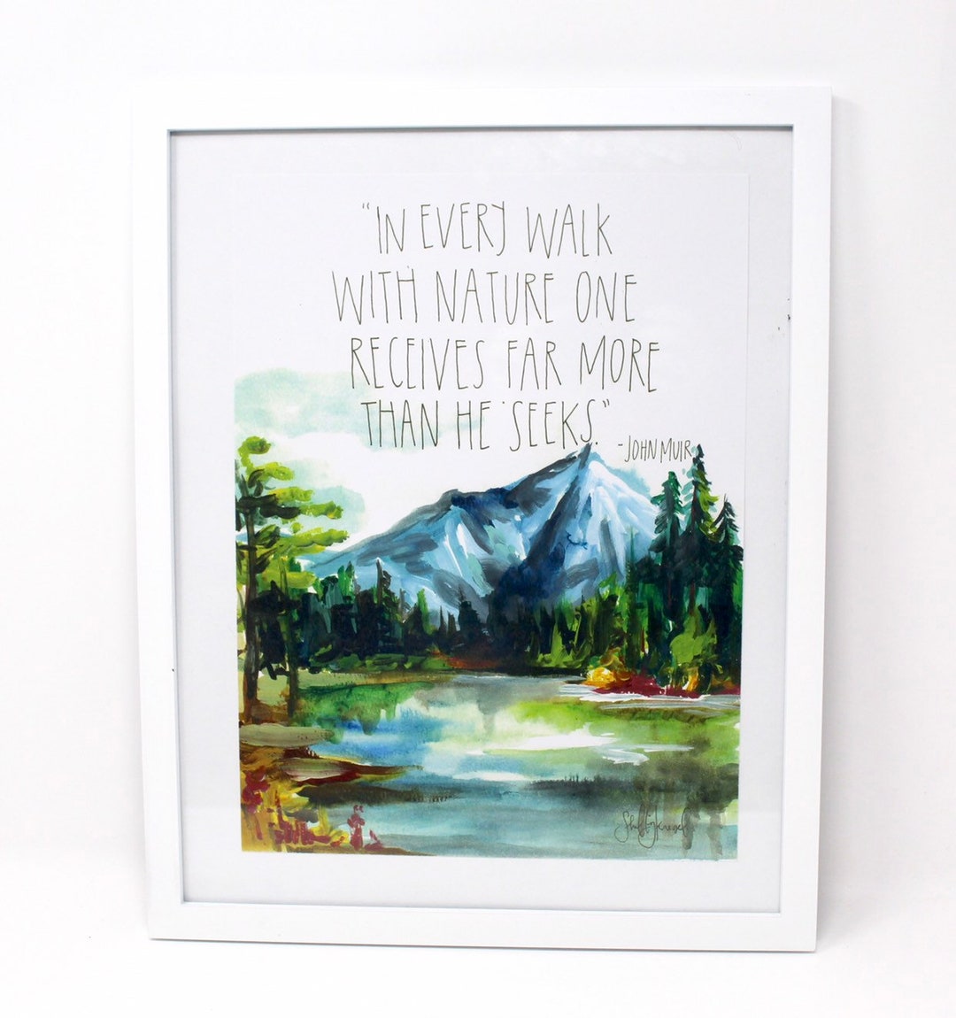 John Muir Art Print 8x10, Adventure Art, Home Decor, Outdoorsy Print ...