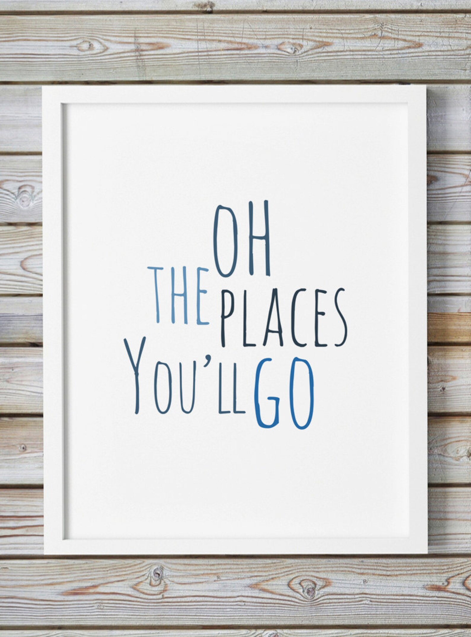 Nursery Wall Art Kids Wall Art Oh the Places You'll Go - Etsy