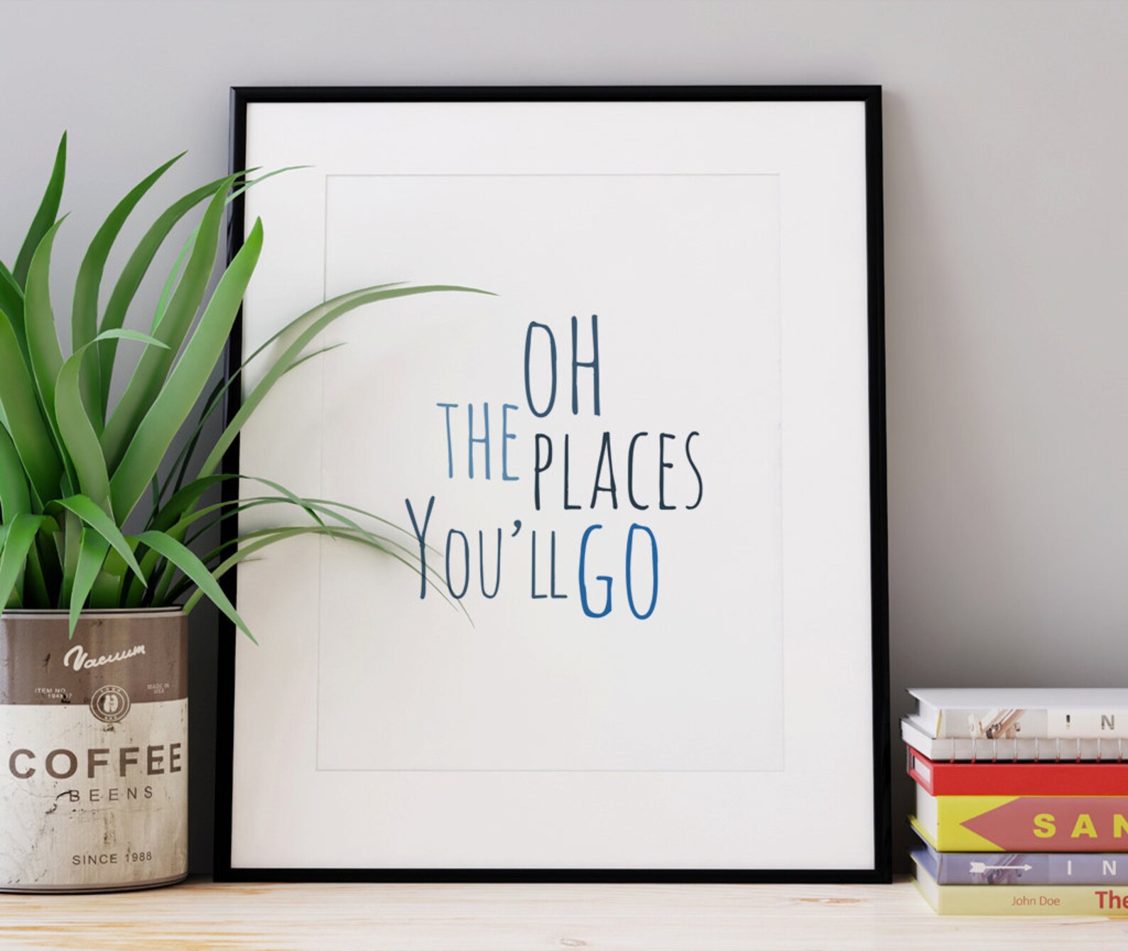 Nursery Wall Art Kids Wall Art Oh the Places You'll Go - Etsy