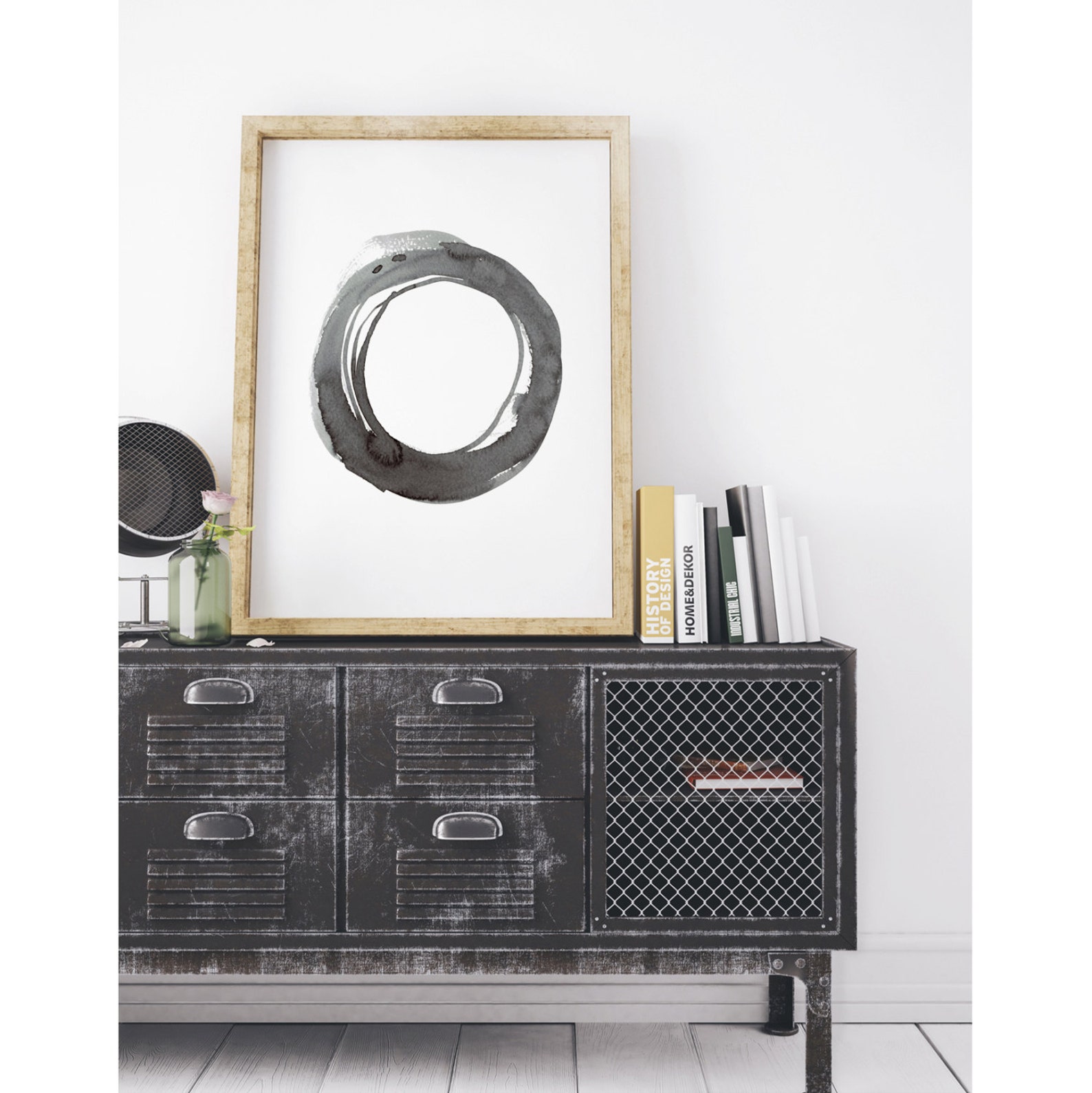 Abstract Art Large Abstract Art Enso Wall Art Large Wall | Etsy