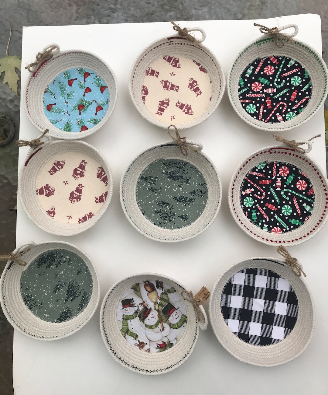 Holiday Rope Bowl. Limited Inventory. - Etsy