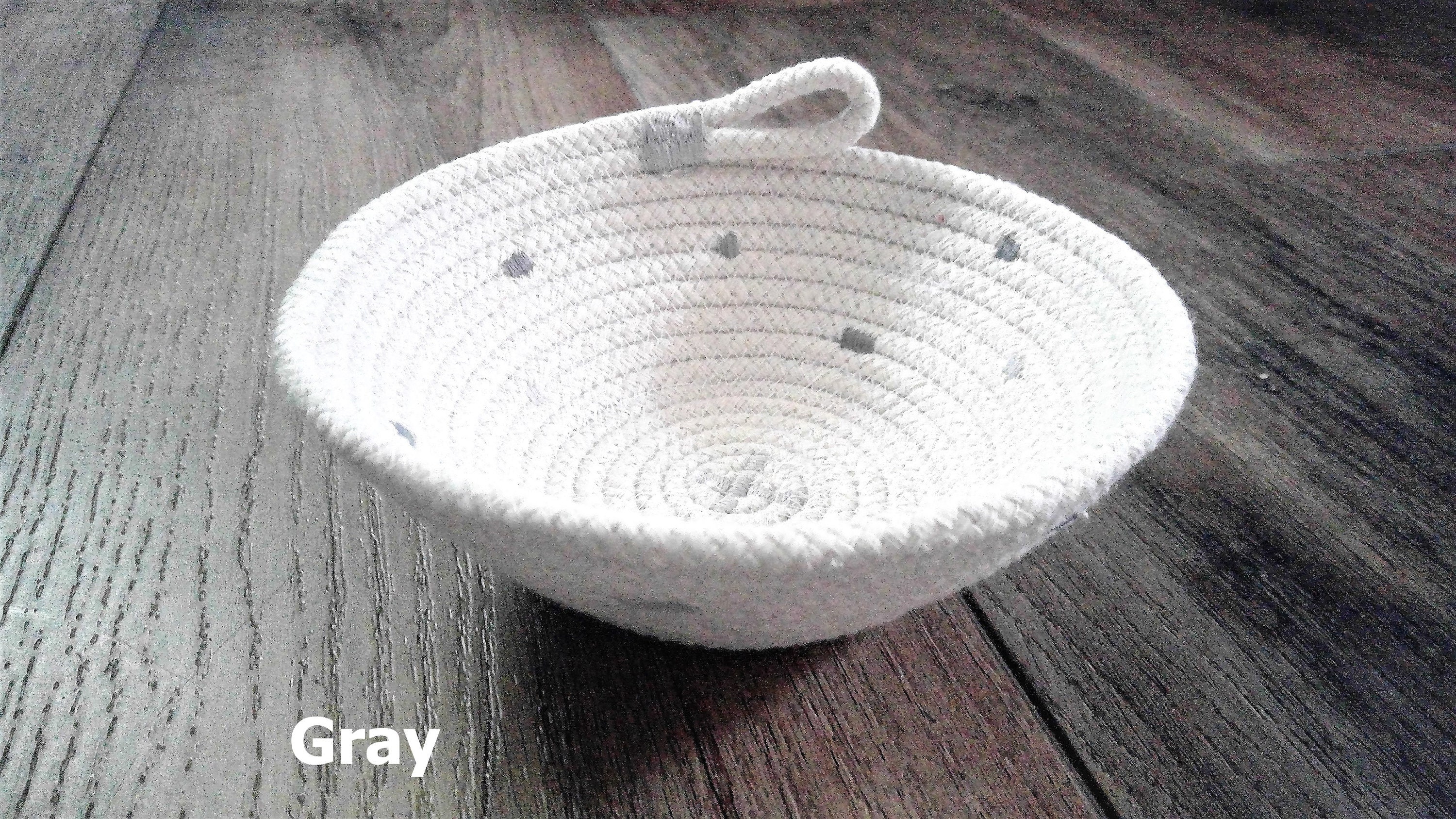 Small Round Rope Bowl - Etsy