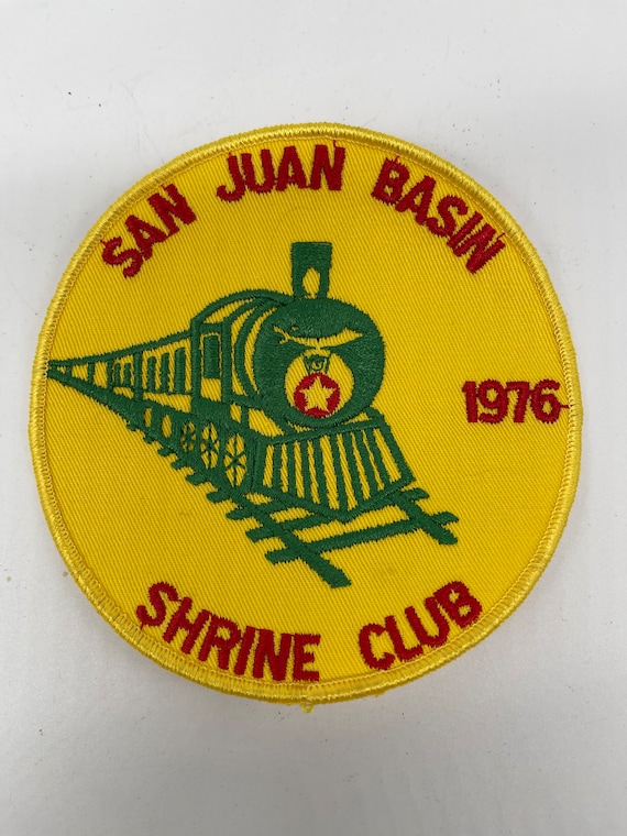 Vintage Shrine Club Patch - San Juan Basin 1976 - Gem