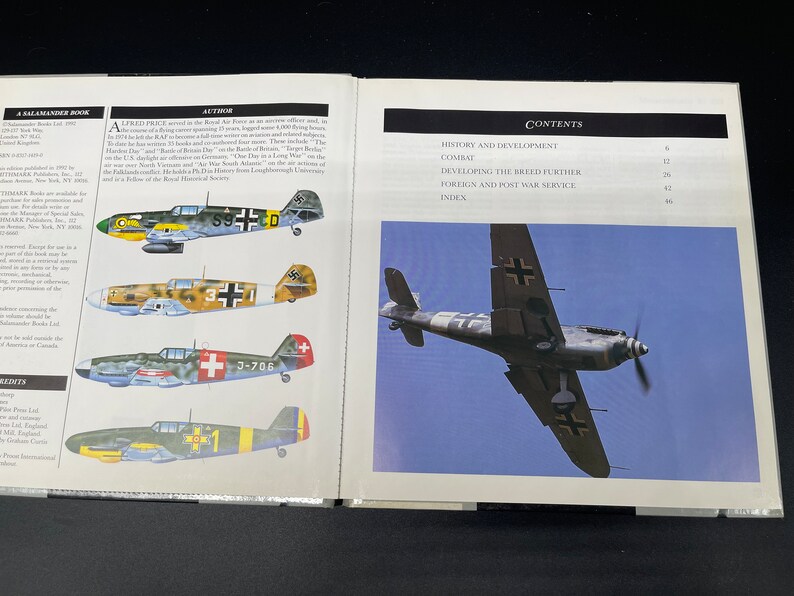 Classic Warplanes - Messerschmitt Bf 109 by Alfred Price - Etsy