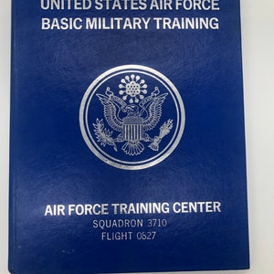Vintage 1975 USAF Basic Military Training- Squadron 3710 Flight 0827 - Etsy