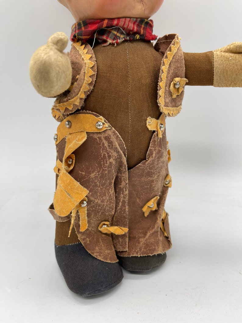Vintage Composition Head Cowboy Doll 13 1/2” Tall - 1940s - Etsy
