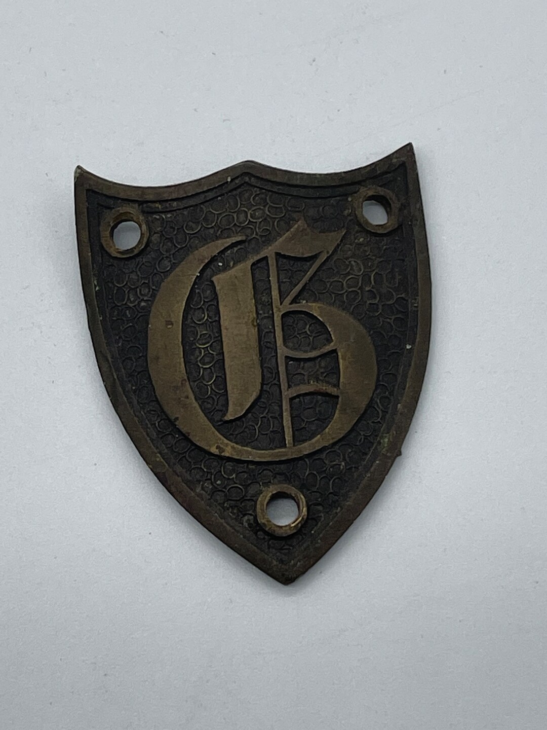 Letter G Bronze Motometal Cap Shield 1920s-1930s Era 2” - Etsy