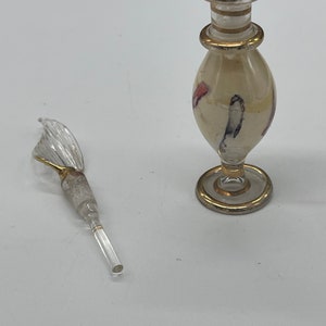 Vintage Glass Perfume Dabber With Gold Linework - Etsy