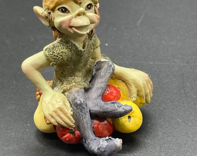 Miniature Garden Pixie / Gnome Figurine - Etsy