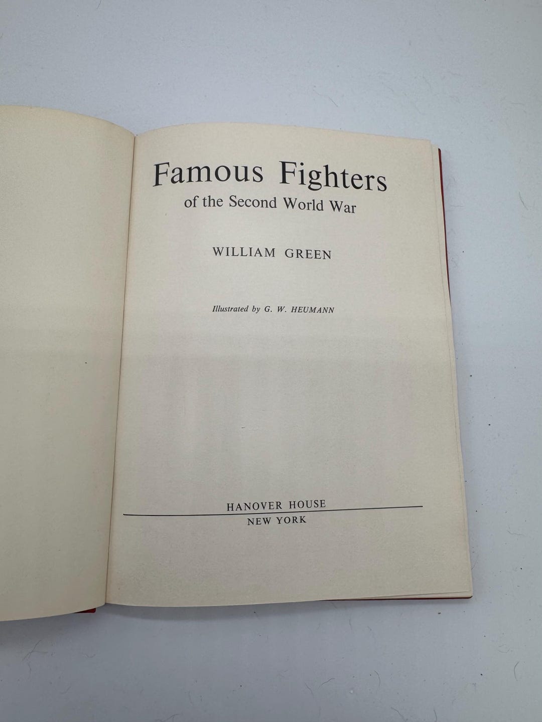 Famous Fighters of the Second World War by William Green 1958 - Etsy