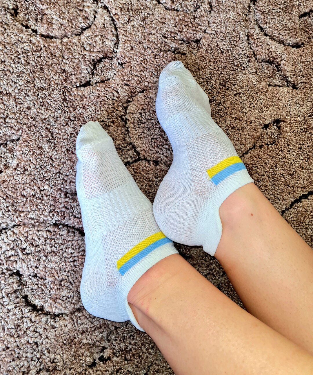 Flag of Ukraine Socks, Women's Socks Ukraine, Patriotic Socks, Cotton ...