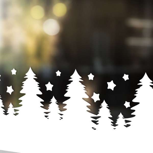 Winter Tree Decal - Etsy