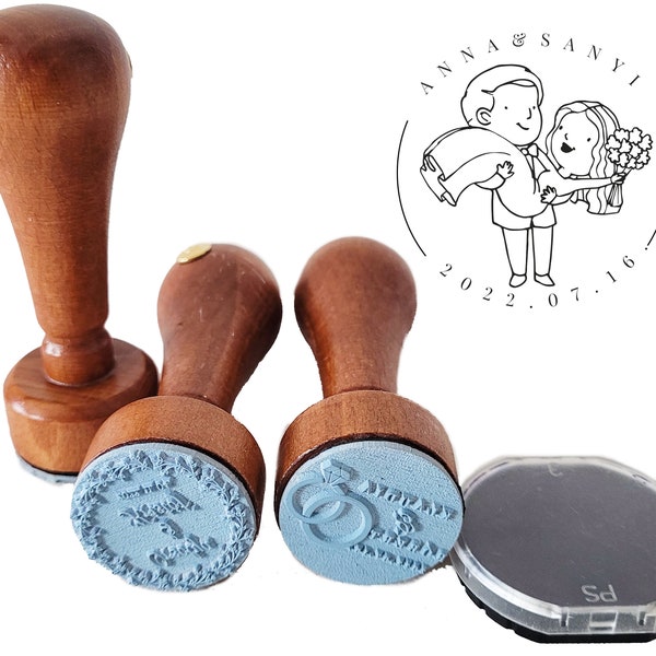 Wedding Rubber Stamp - Etsy