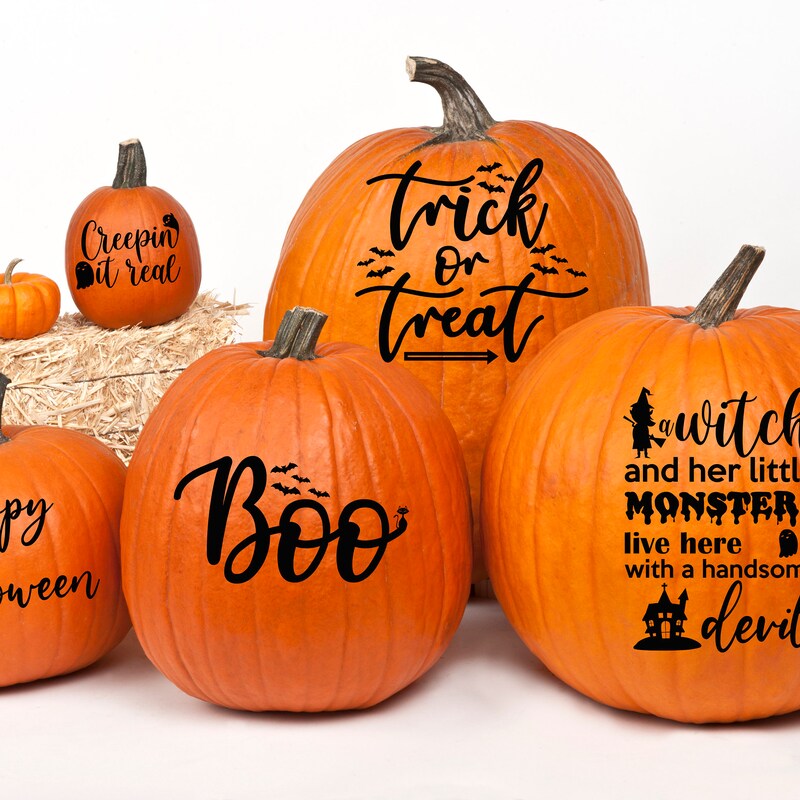 Pumpkin Decals - Etsy