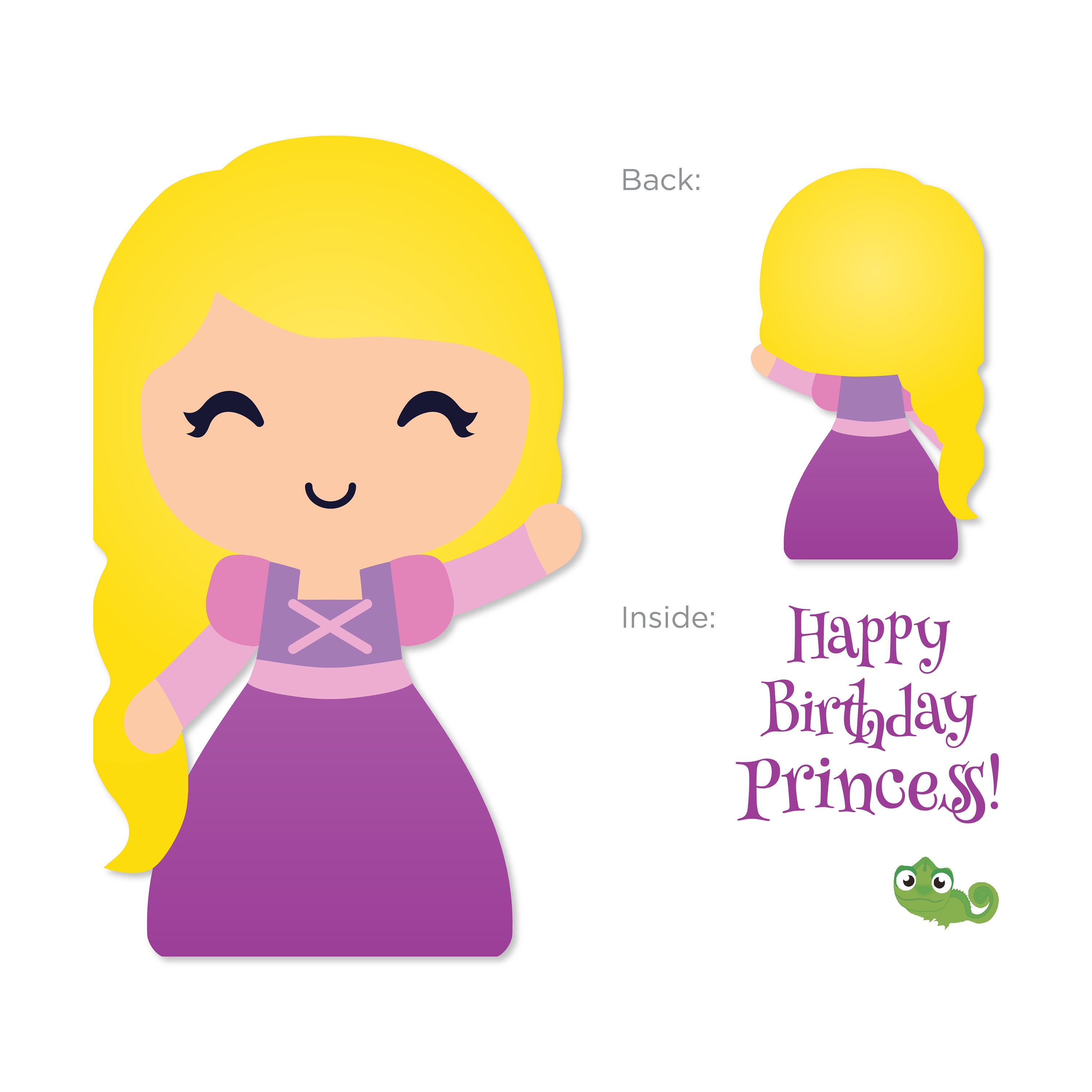 Rapunzel Inspired Birthday Card - Etsy