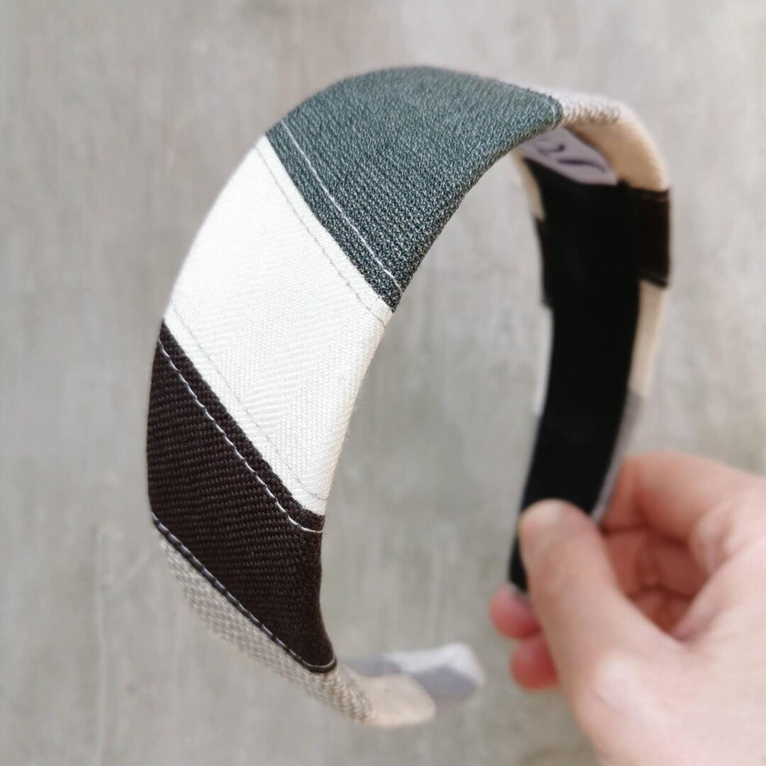 Headband in Upcycled Deluxe Fabrics With Pochette - Etsy