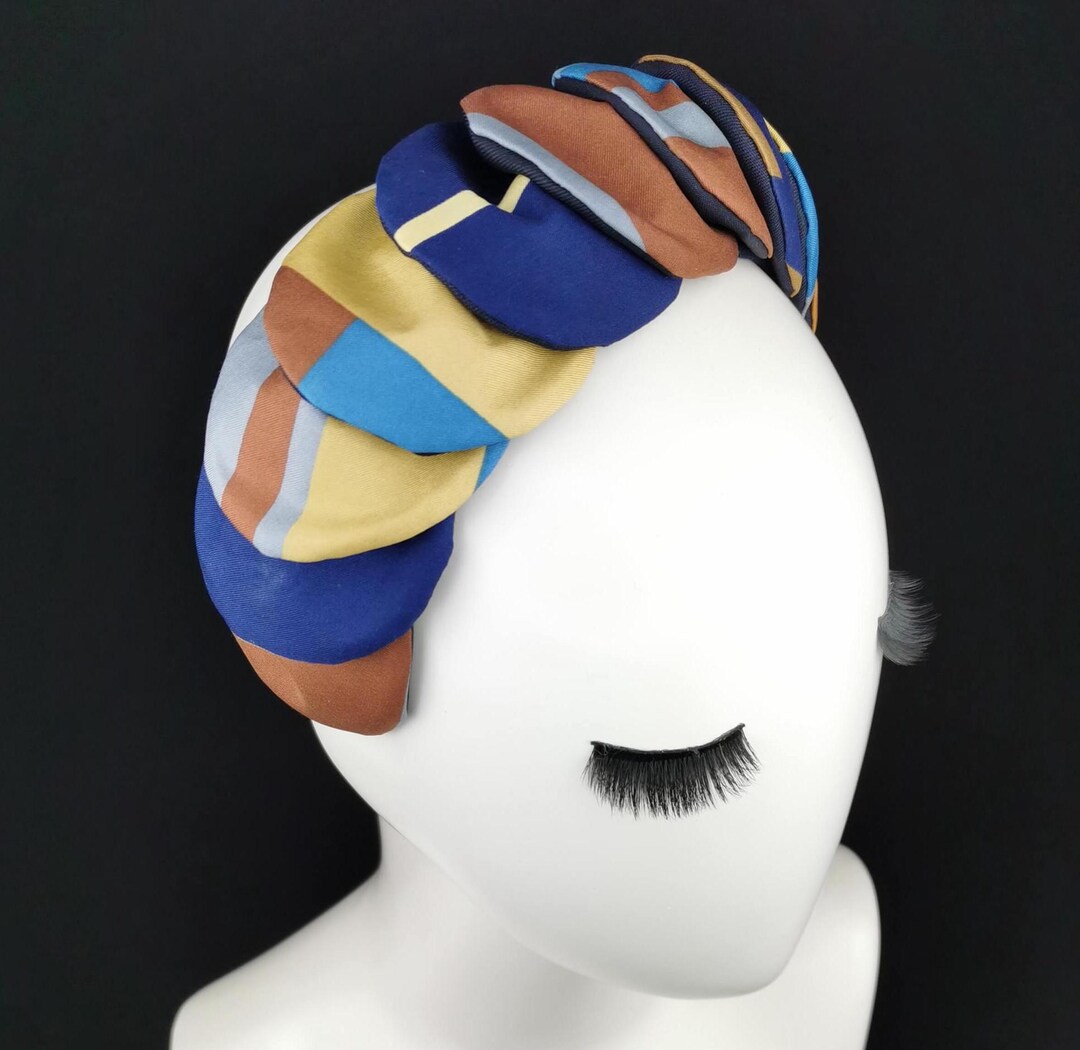 Headband in Vintage Silk, Limited Edition, Wedding Guest Headpiece ...