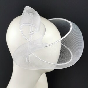 Futuristic Headpiece, Lucent White, Avantgarde Headpiece, Drag ...
