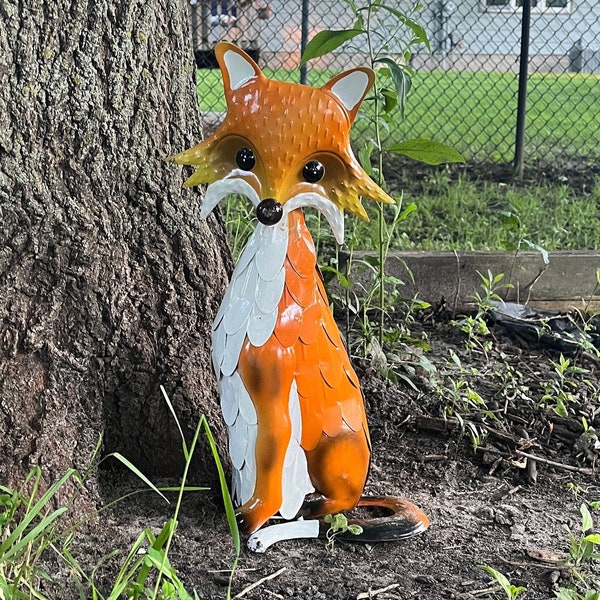 Fox Yard Art - Etsy