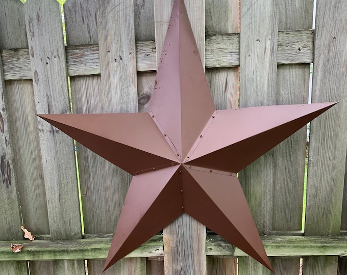36" Large Barn Star, Rustic Farmhouse Indoor or Outdoor Decor, Metal ...