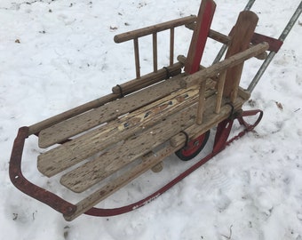 Wooden sleds | Etsy