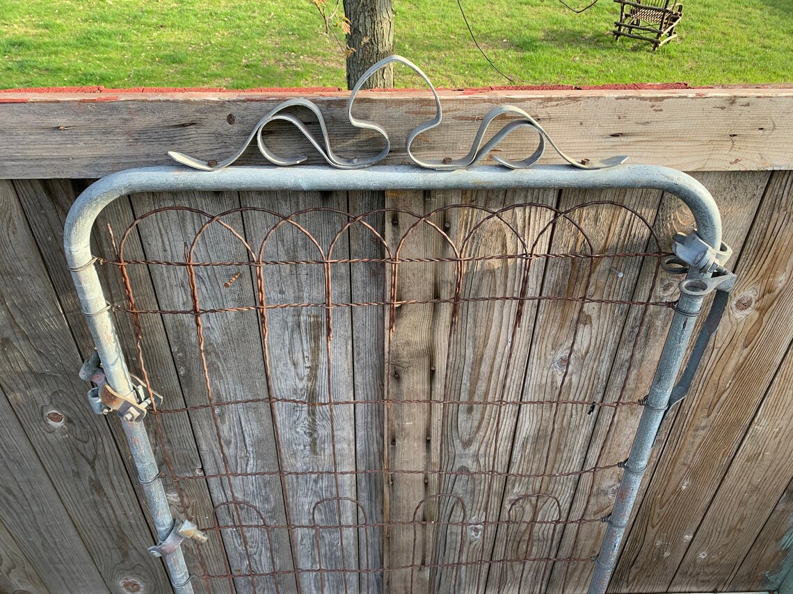 Antique Metal Garden Gate Trellis Farmhouse Garden Decor - Etsy