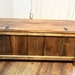 Rustic Farmhouse Wood Bench W/ Storage Entryway Porch Mudroom Bedroom ...