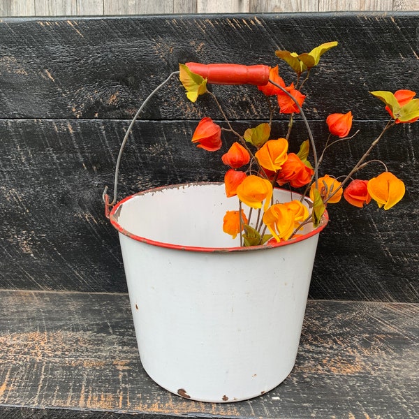 Enamel Bucket - Etsy