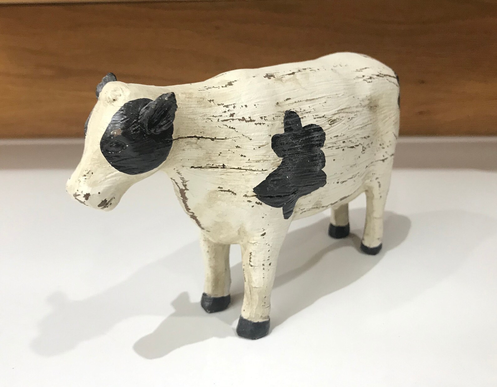Cow Figure Farmhouse Dairy Cow Figurine Black and White - Etsy