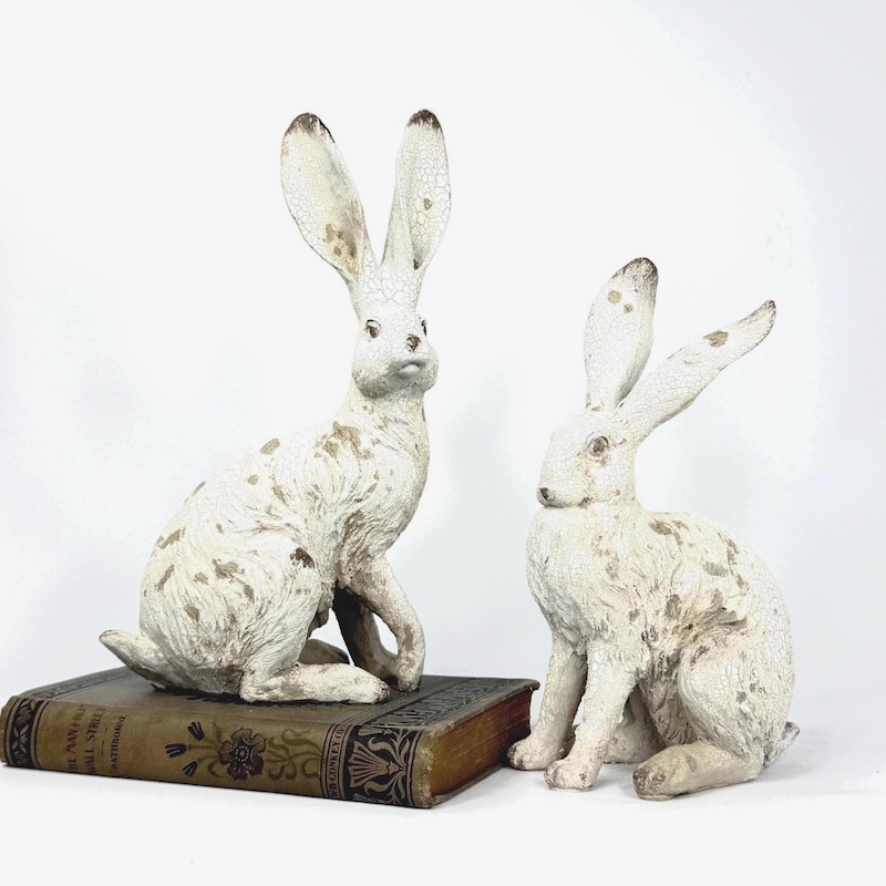 Tall Hare Statues - Etsy