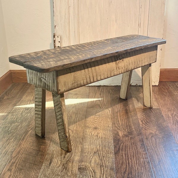 Rustic Wood Bench - Etsy