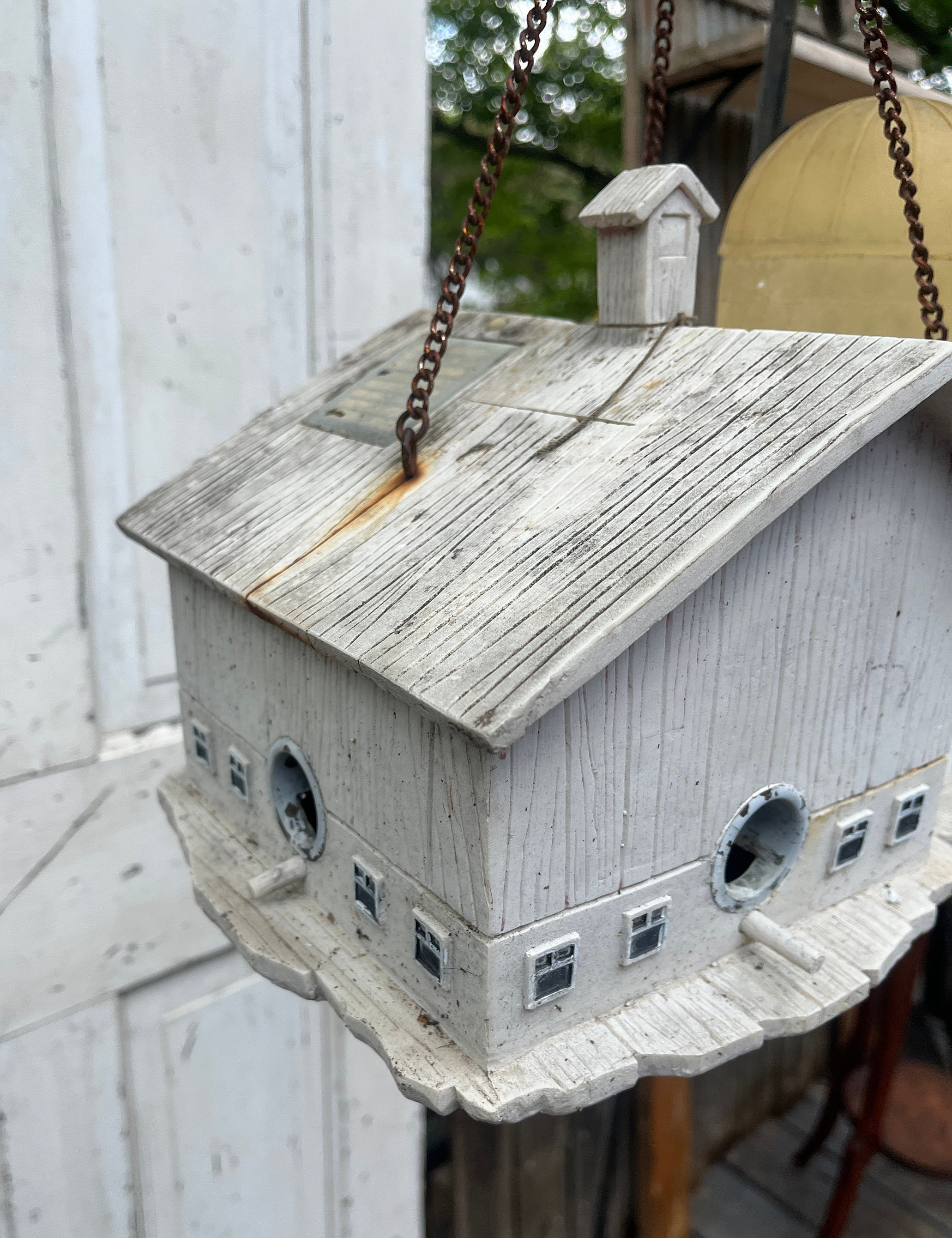 Realistic Barn Birdhouse Feeder Hanging Farmhouse Barn Silo - Etsy