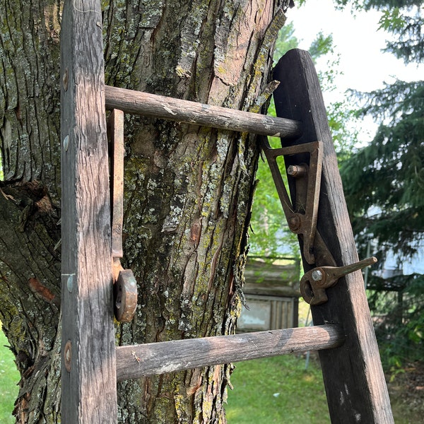 Antique Wood Ladder - Etsy