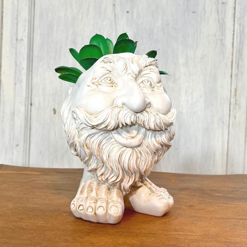 Eclectic Resin Garden Pots - Etsy