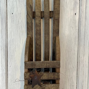 Rustic Wood Wall Pocket Planter DY54 - Etsy