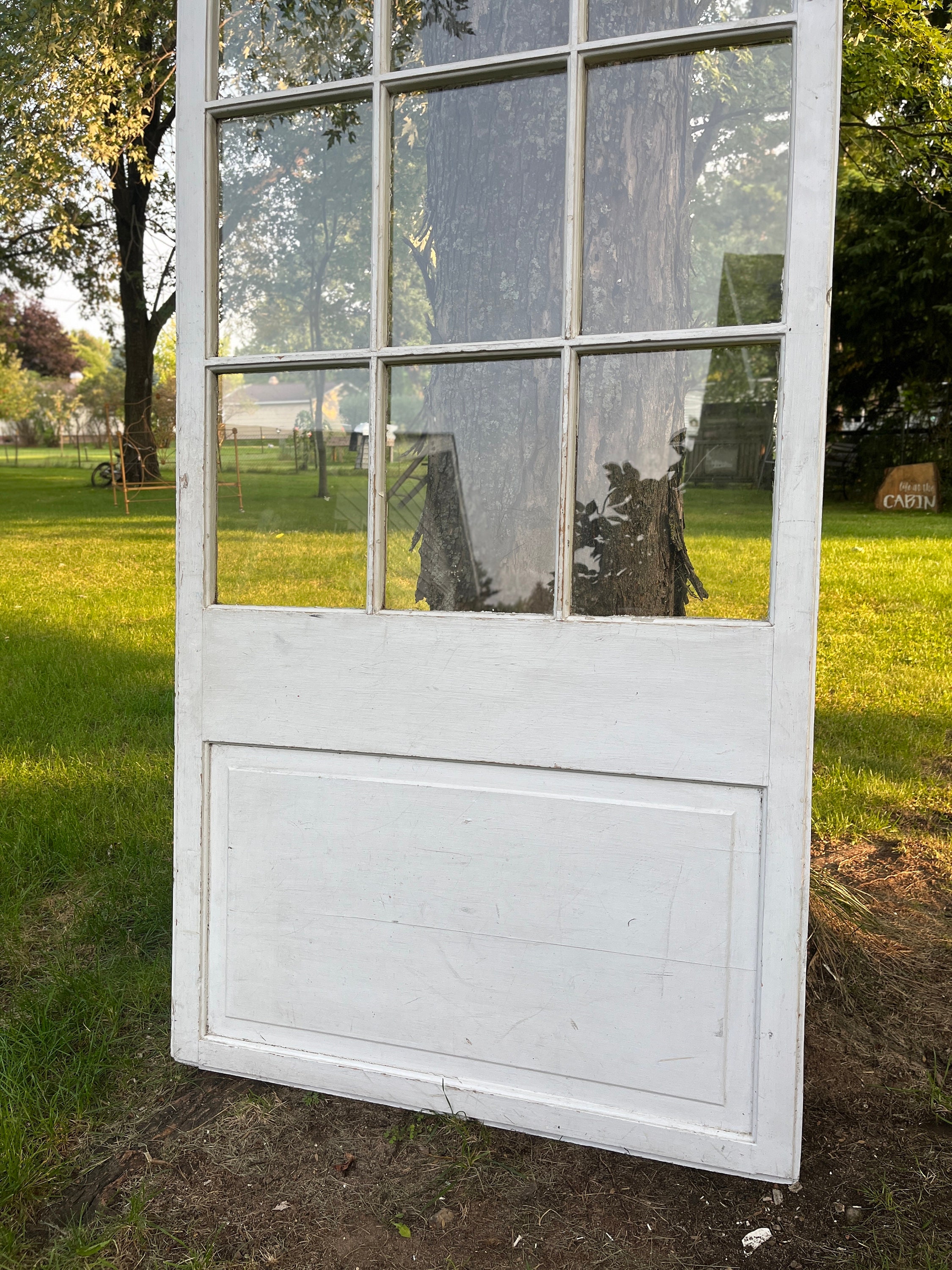 Antique Wavy Glass Window 15 Pane Renovation Replacement Etsy