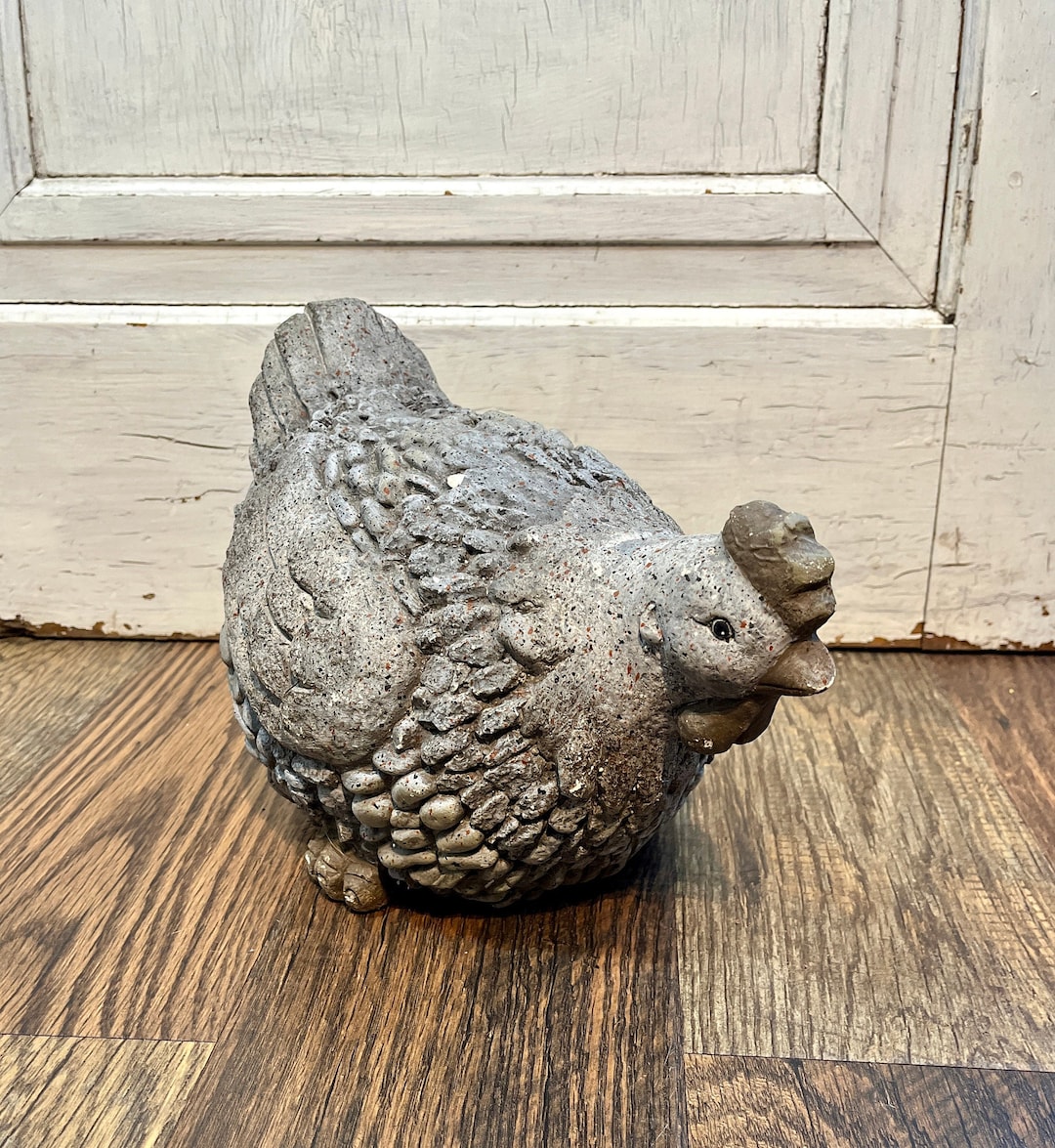 Resin Hen Chicken Garden Staute Outdoor Yard Art Farmhouse - Etsy