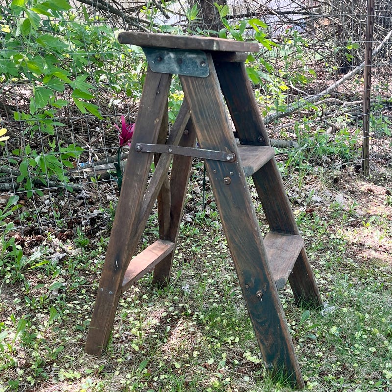 Old Wood Ladder - Etsy