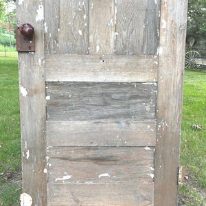 Antique Cellar Passage Wood Five Panel Interior Door, Early 1900's ...