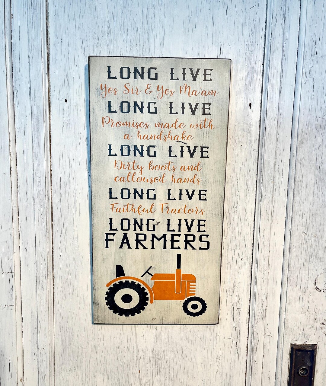 Long Live the Farmer Sign, Farming Signs EN6 - Etsy