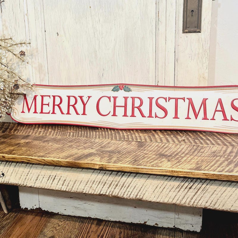 Large Christmas Sign - Etsy