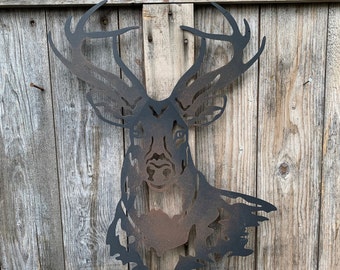 Metal Stag - Etsy