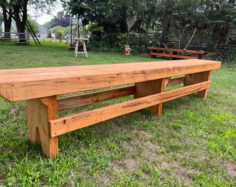 Barn Wood Bench - Etsy
